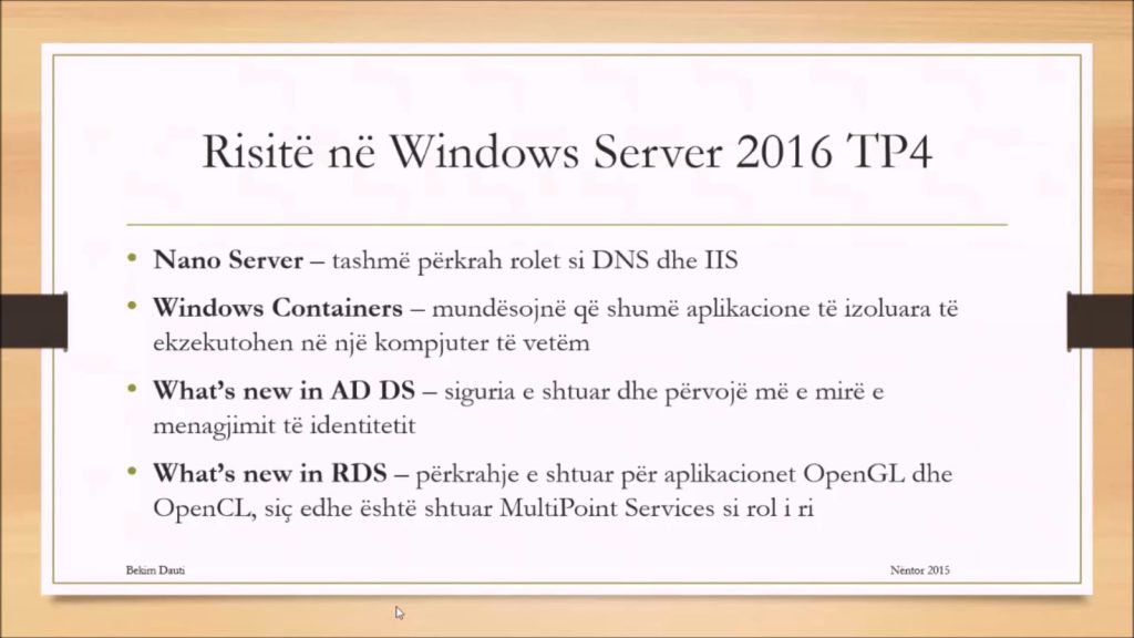 Windows Server 2016: Risitë në Technical Preview 4 – Dautti