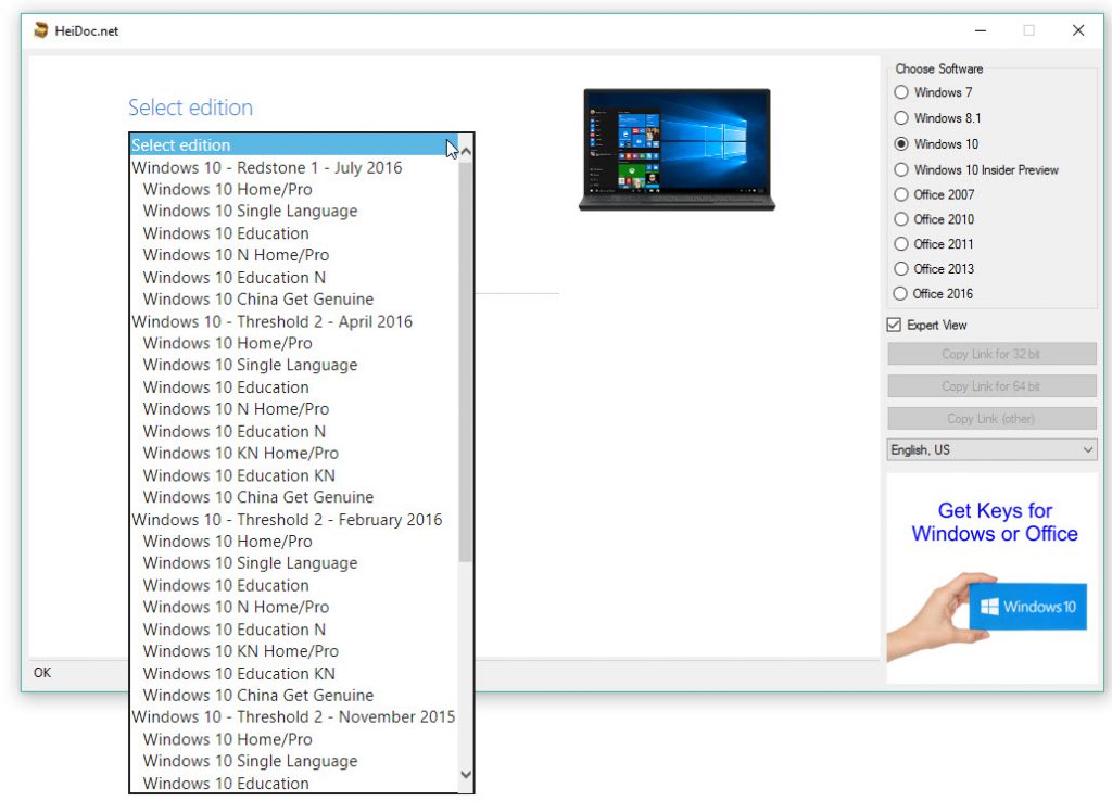 Admin Tool: HeiDoc.net MS ISO Downloader – Dautti